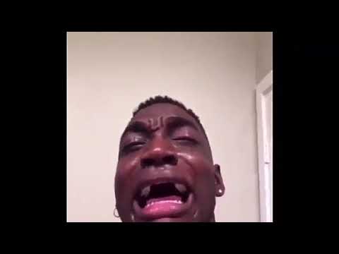 Black man crying meme