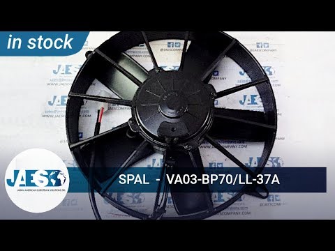 SPAL VA03-BP70/LL-37A (IN STOCK) Axial fan 24V EX 7550102 - Elettroventola assiale