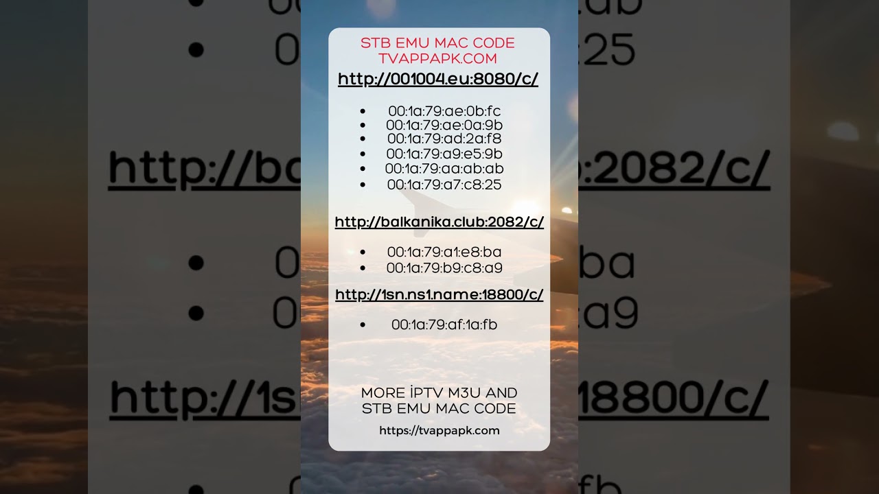 13.06.2023 Stb Emu Mac Code TVAPPAPK.COM