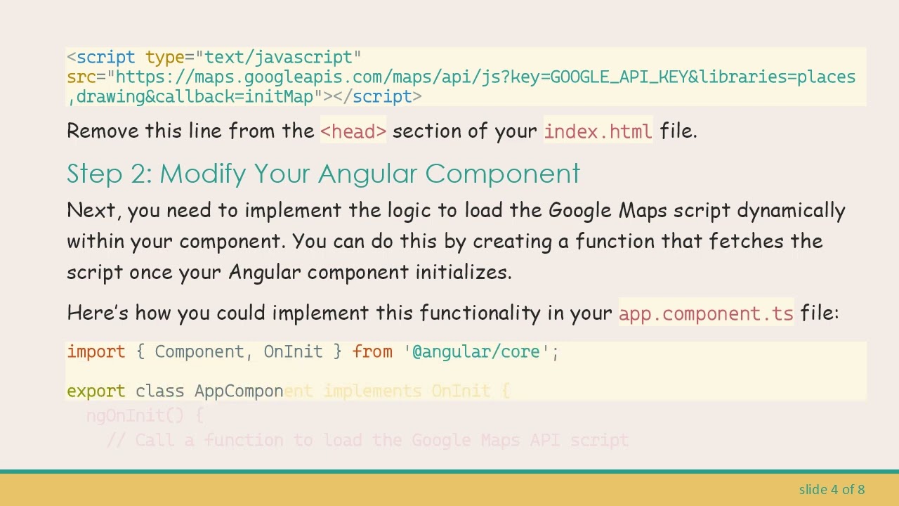 How to Set Your Google Maps API Key Dynamically in Angular 2