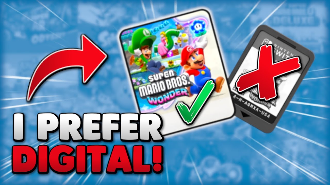 Why I Prefer DIGITAL Games on Nintendo Switch!