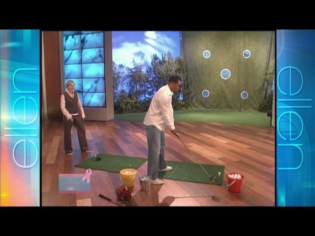 Watch: What happened when Tiger Woods took on a golf challenge with ...