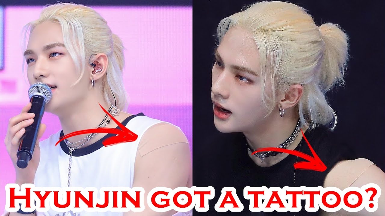 Stray Kids Hyunjin got a tattoo