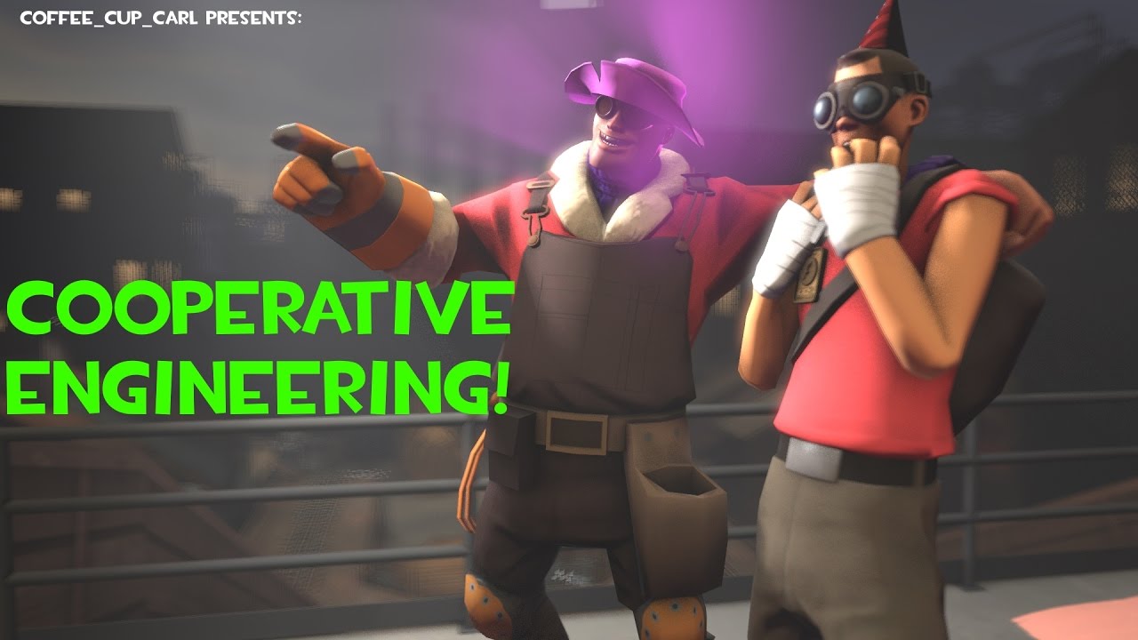 TF2: Cooperative Engineering in Mann vs Machine!