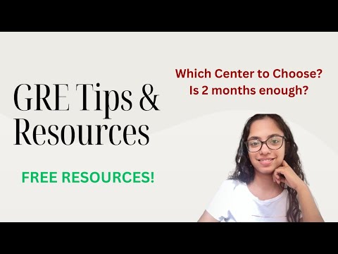 How to prepare for GRE | Best Test Center | Free GRE Resources