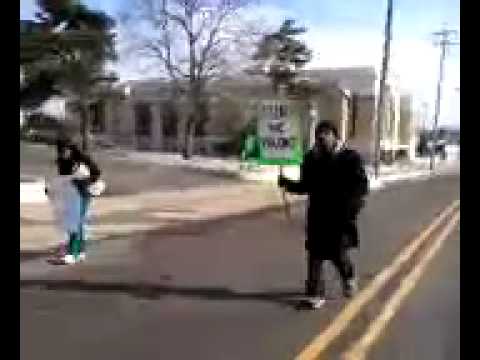 Anti Violence March & Rally on Champion Street in Battle Creek, MLK Jr. Day 2012