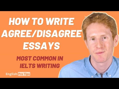 How to write Agree / Disagree Type questions Video Lecture - Writing ...
