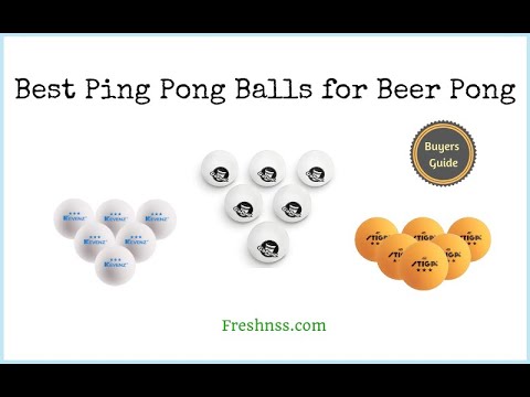 Best Ping Pong Balls for Beer Pong (2022 Buyers Guide) π» β