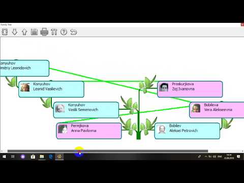 The Family Tree of Family for Windows (first evaluation video)