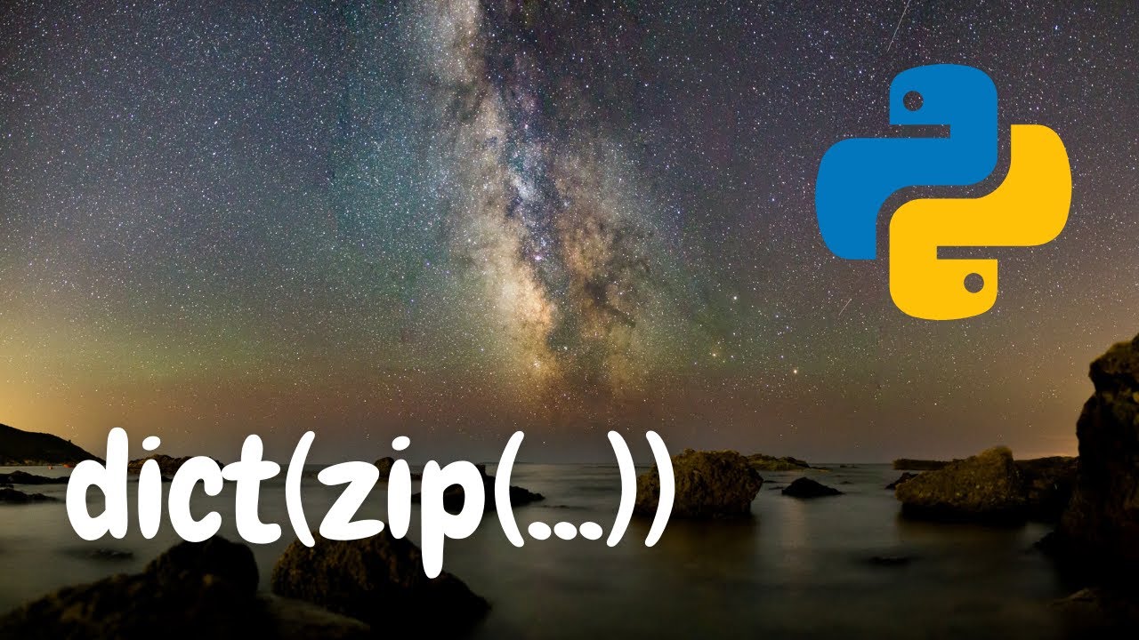 Creating dictionaries with the idiom `dict(zip(...))` in Python