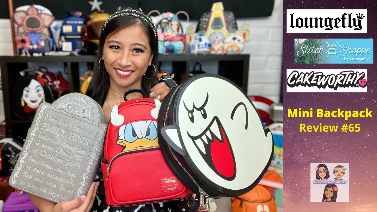 Loungefly Mini Backpack review #65 | PLUS Stitch Shoppe & CakeWorthy | Nguyening Smiles