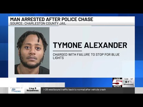 VIDEO: Report: Man arrested after driving at ‘high rate of speed’ during police chase