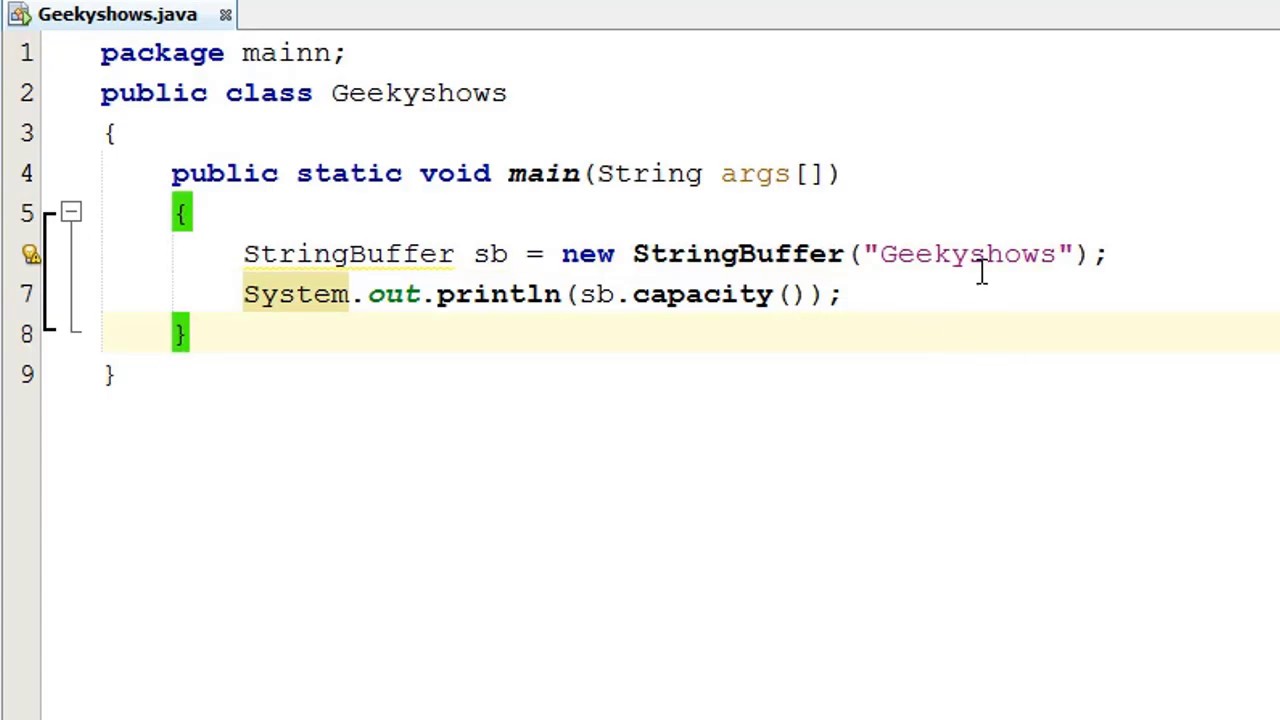 275. String Buffer Constructor String in Java Programming (Hindi)