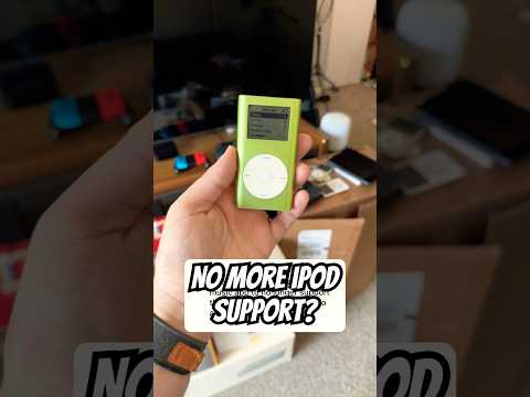 Did Apple stopped supporting iPods? #apple #ipod #music #tech #retrotech