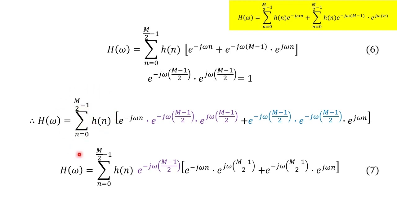 DSP Module 3_6: Symmetric FIR Filter