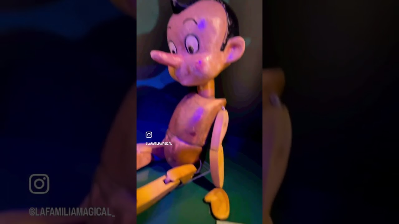 Pinocchio 1940 wooden Puppet #disneyexhibit #disney100 #trending #youtubeshorts #follow #subscribe