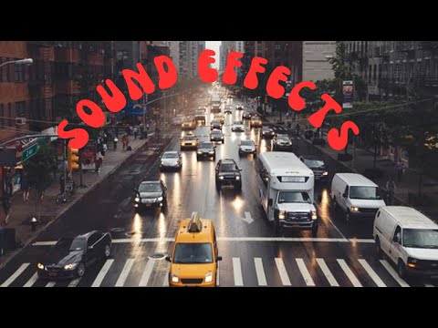 City Traffic Sound Effects - Traffic, Honking, Yelling Sounds and Noises