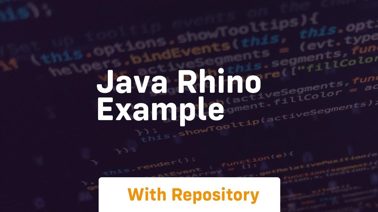 java rhino example