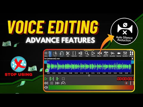 Voice Editing In Mobile | Lexis Audio Editor Alternate | Auto Silence Remover @unseentechy Ai Voice