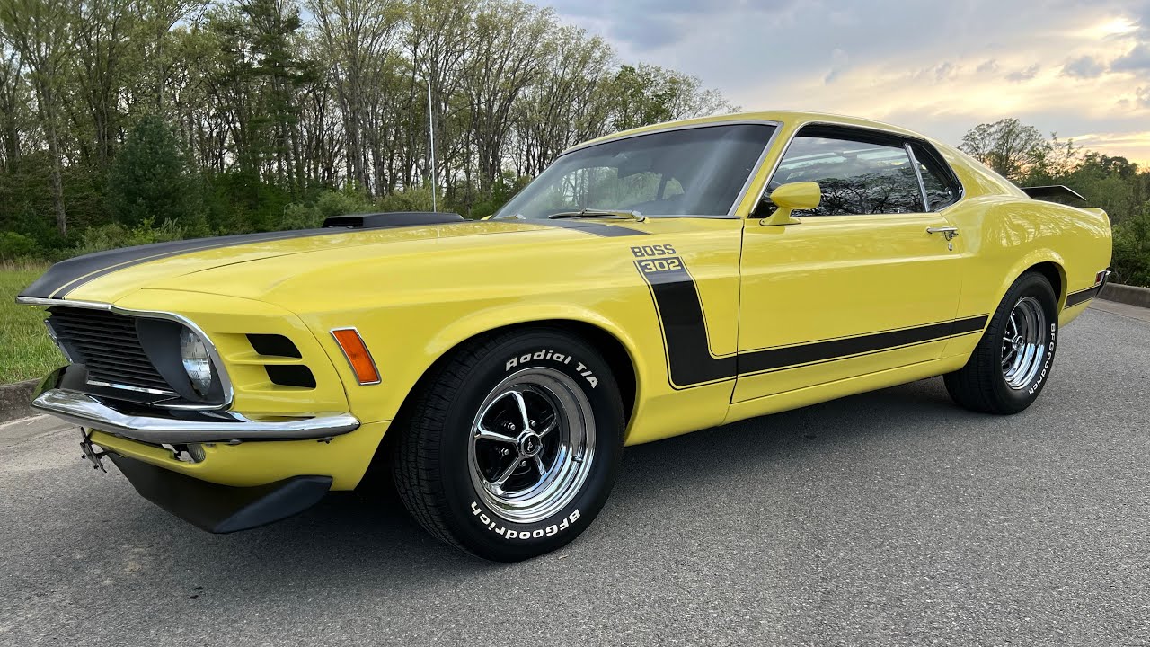 Yellow 1970 Ford Mustang Is No Lemon, Packs Numbers-Matching Boss 302 ...