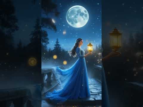 A dreamy night under glowing blossoms and fairy lights. Let your heart wander in magic and moonlight