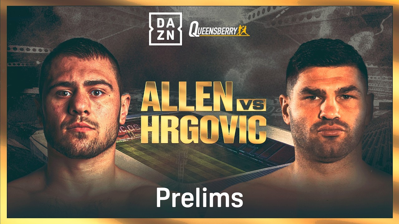 DAVE ALLEN VS. FILIP HRGOVIC PRELIMS LIVESTREAM