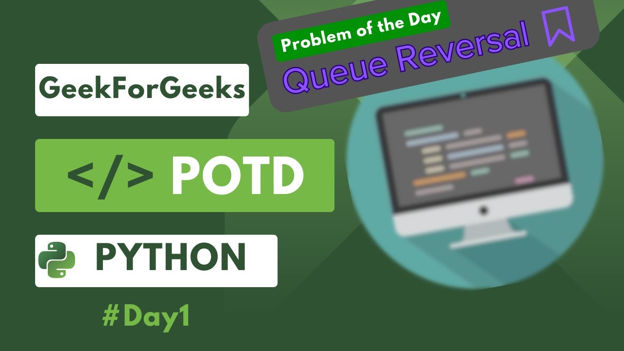 Queue Reversal|POTD|GFG|Python