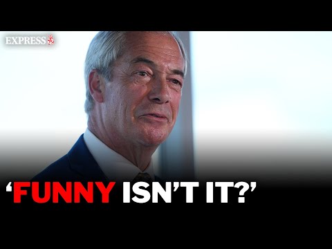 Nigel Farage's FURIOUS clash with reporters over protester accusations
