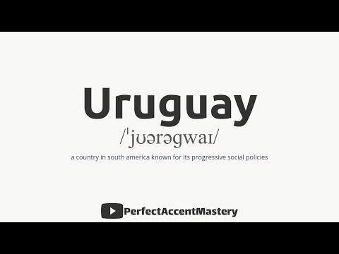 How to Pronounce URUGUAY | Country Name | IPL | Definition | Perfect Accent Mastery