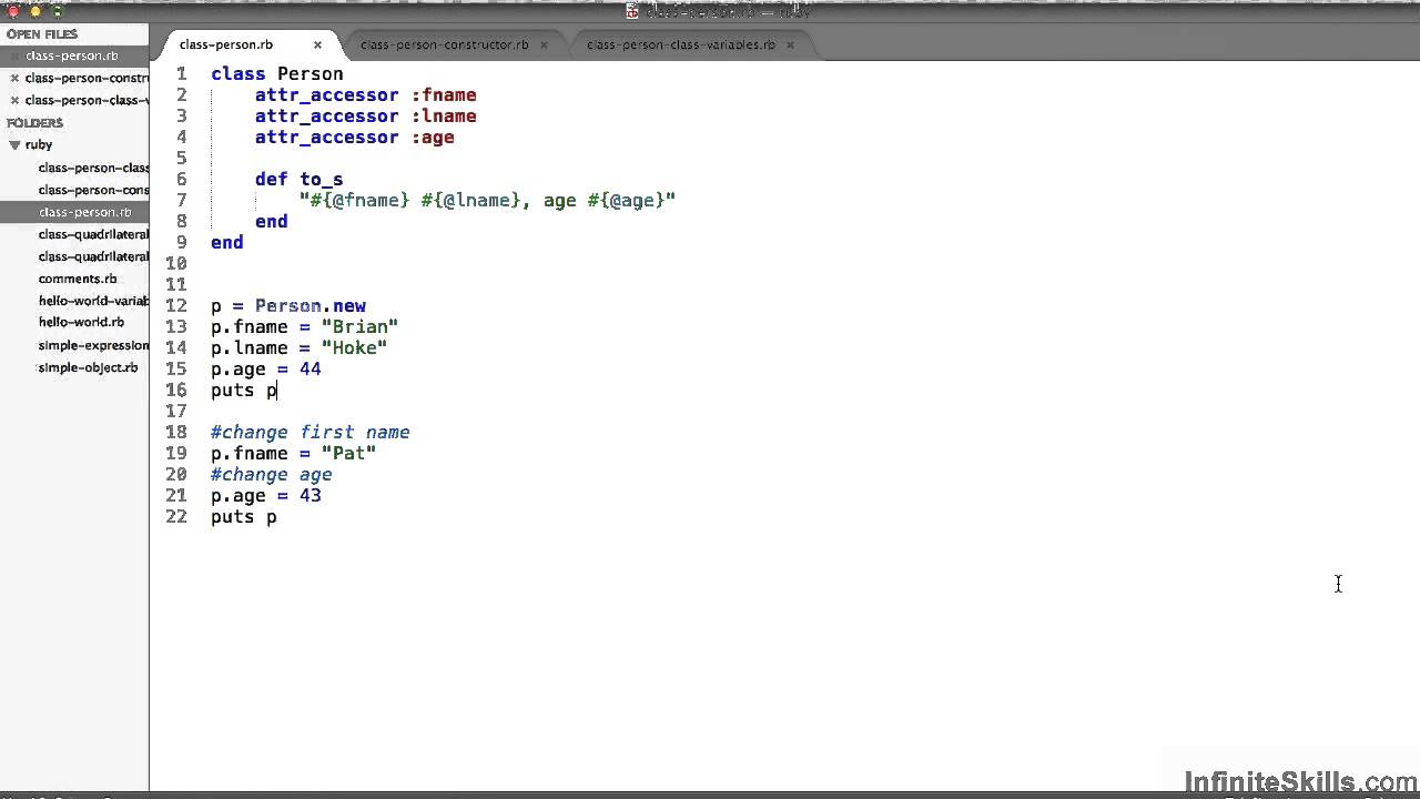 Ruby On Rails Tutorial | Objects And Classes - Part 2