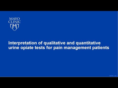 Interpretation of Qualitative and Quantitative Urine Opiate Tests for Pain Management Patients