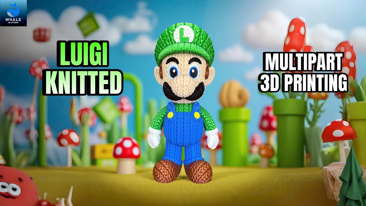 Luigi - Knitted - Multipart 3D Printing