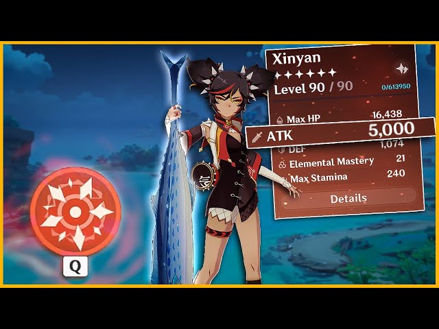 Best build for Xinyan in Genshin Impact: Weapons and Artifact details