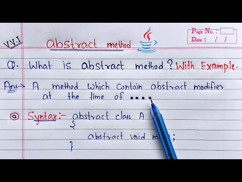 Learn Abstract Method in Java | Learn Coding - Mind Luster