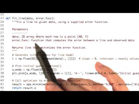 Learn Minimizer finds coefficients in python - Mind Luster