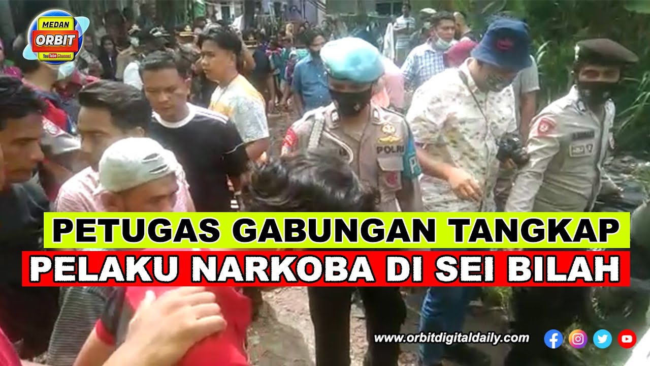 PETUGAS GABUNGAN TANGKAP PELAKU NARKOBA DI SEI BILAH KABUPATEN LANGKAT