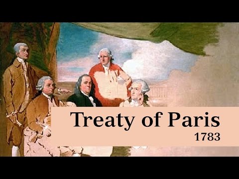 Treaty of Paris 1783 (American Revolutionary War)