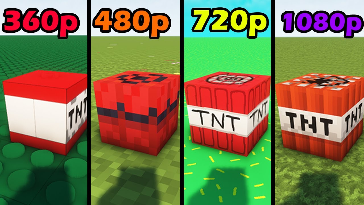 TNT 360p VS 480p VS 720p VS 1080p