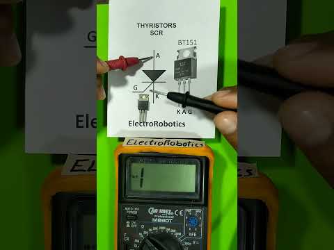 How to measure a Thyristor or SCR. #thyristor
