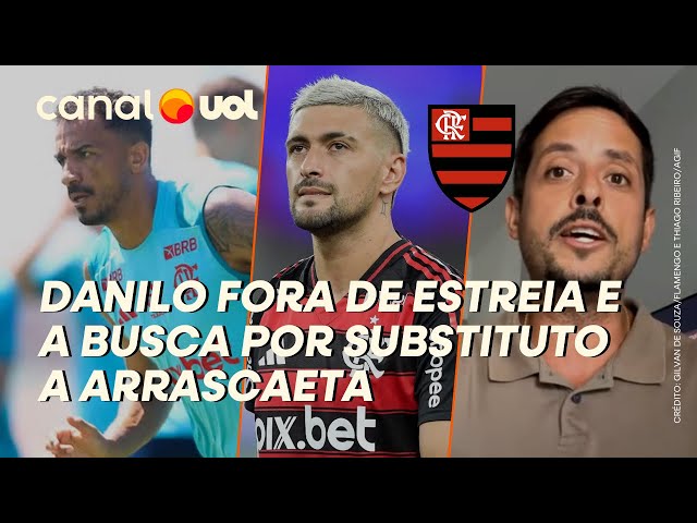 Danilo volta a sentir lesão no Flamengo