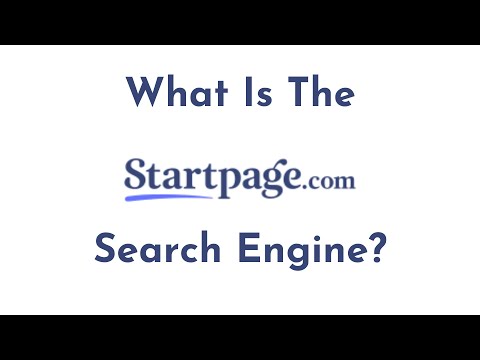 What Is The StartPage Search Engine?