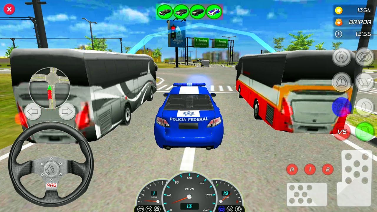 Federal Police Car Simulation - Indonesian AAG Polisi #4 - Android Gameplay