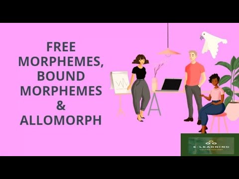 FREE, BOUND, ALLOMORPH -MOPRHOLOGY | E learning || English Mophemes and Syntax ||