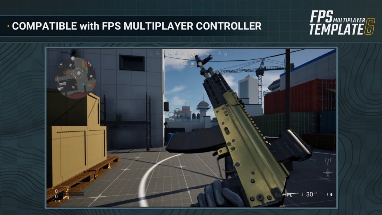 FPS Multiplayer Controller with FPS Multiplayer Template 6 | Full integration | Unreal Engine 5.6