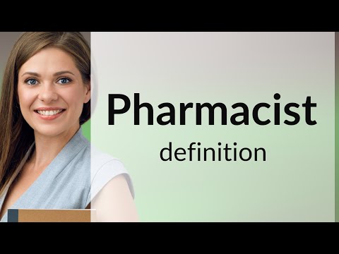 Pharmacist — PHARMACIST definition
