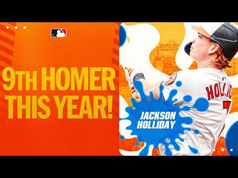 Jackson Holliday's 9th home run of 2025! (Ft. the Splash Zone!)