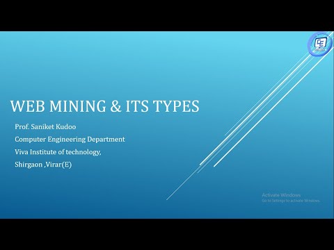 What is Web Mining and its types