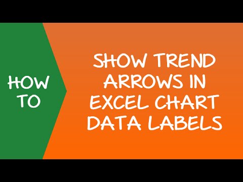 Show YoY Change and Up/Down Trend Arrows in Excel Chart Data Labels