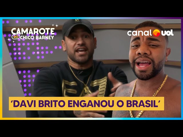BBB: Se faço metade do que Davi Brito faz, sou algemado, diz Hadballa