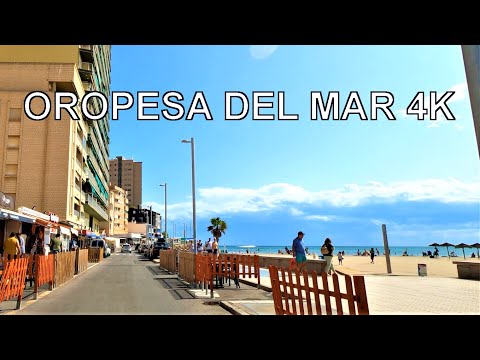 Conduciendo por Oropesa del Mar en directo - en vivo - live (Castellon, Valencia) 4K Viaje en Coche